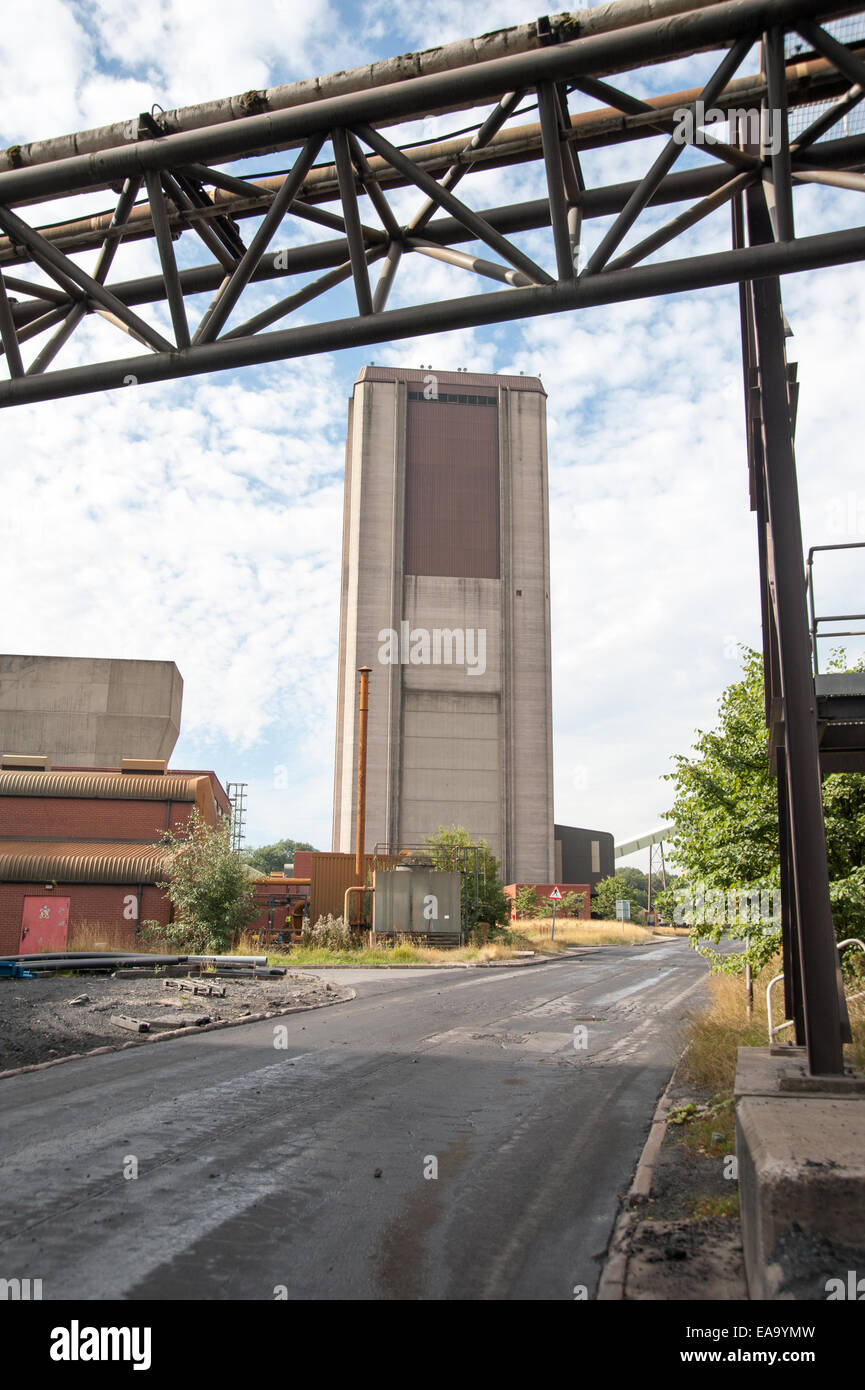 Maltby Main Colliery, South Yorkshire, photographed in 2014 before ...