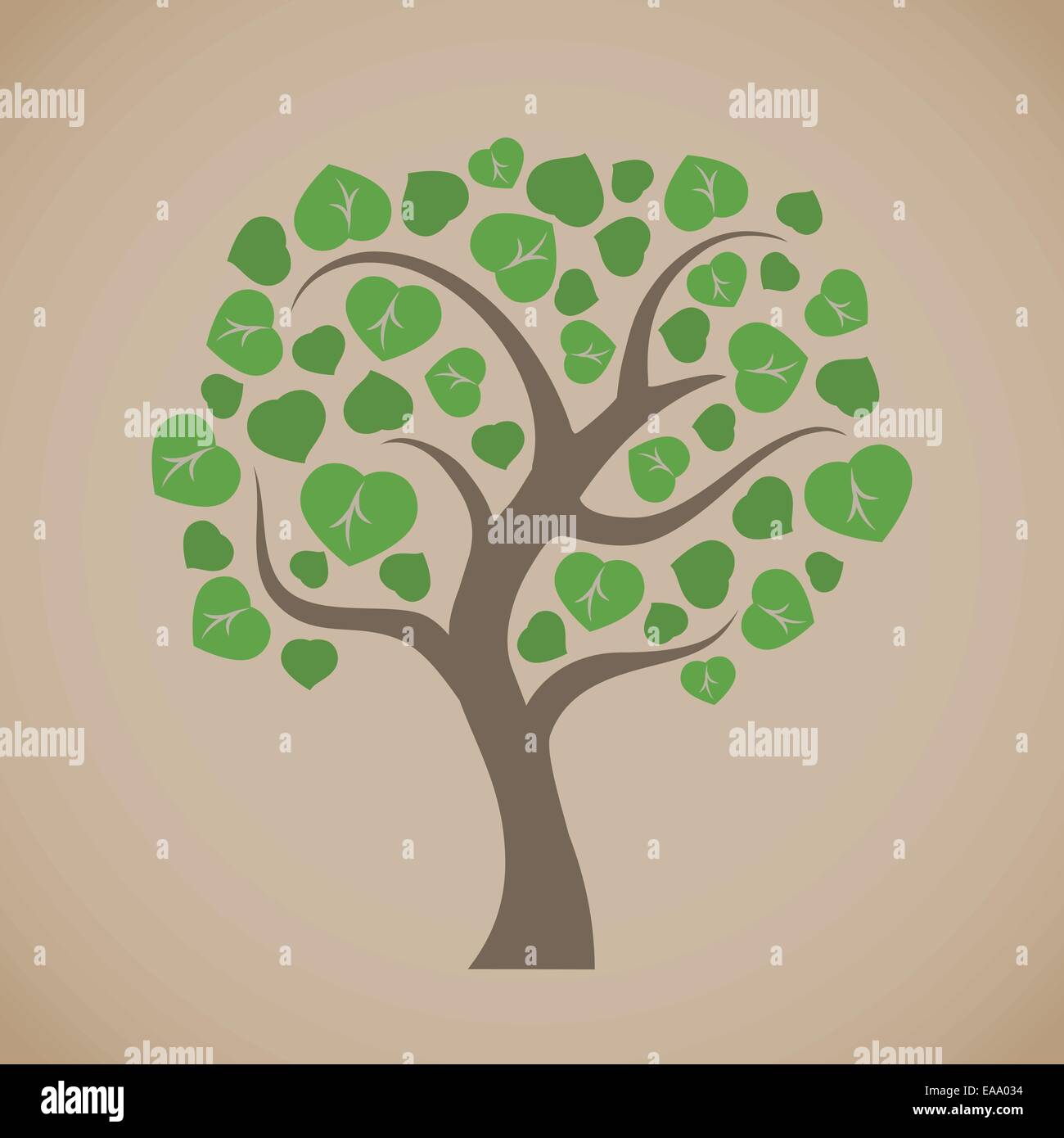 Simple vector tree icon isolated vector illustration Stock Vector Image ...