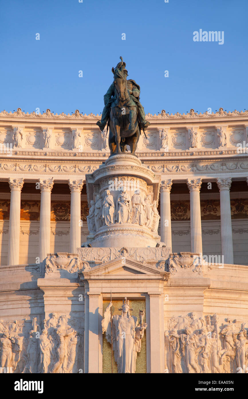 National Monument to Victor Emmanuel II, Rome, Lazio, Italy Stock Photo ...