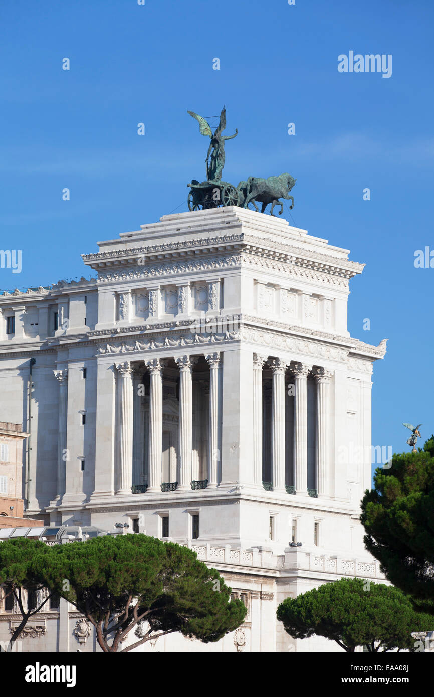 National Monument to Victor Emmanuel II, Rome, Lazio, Italy Stock Photo ...