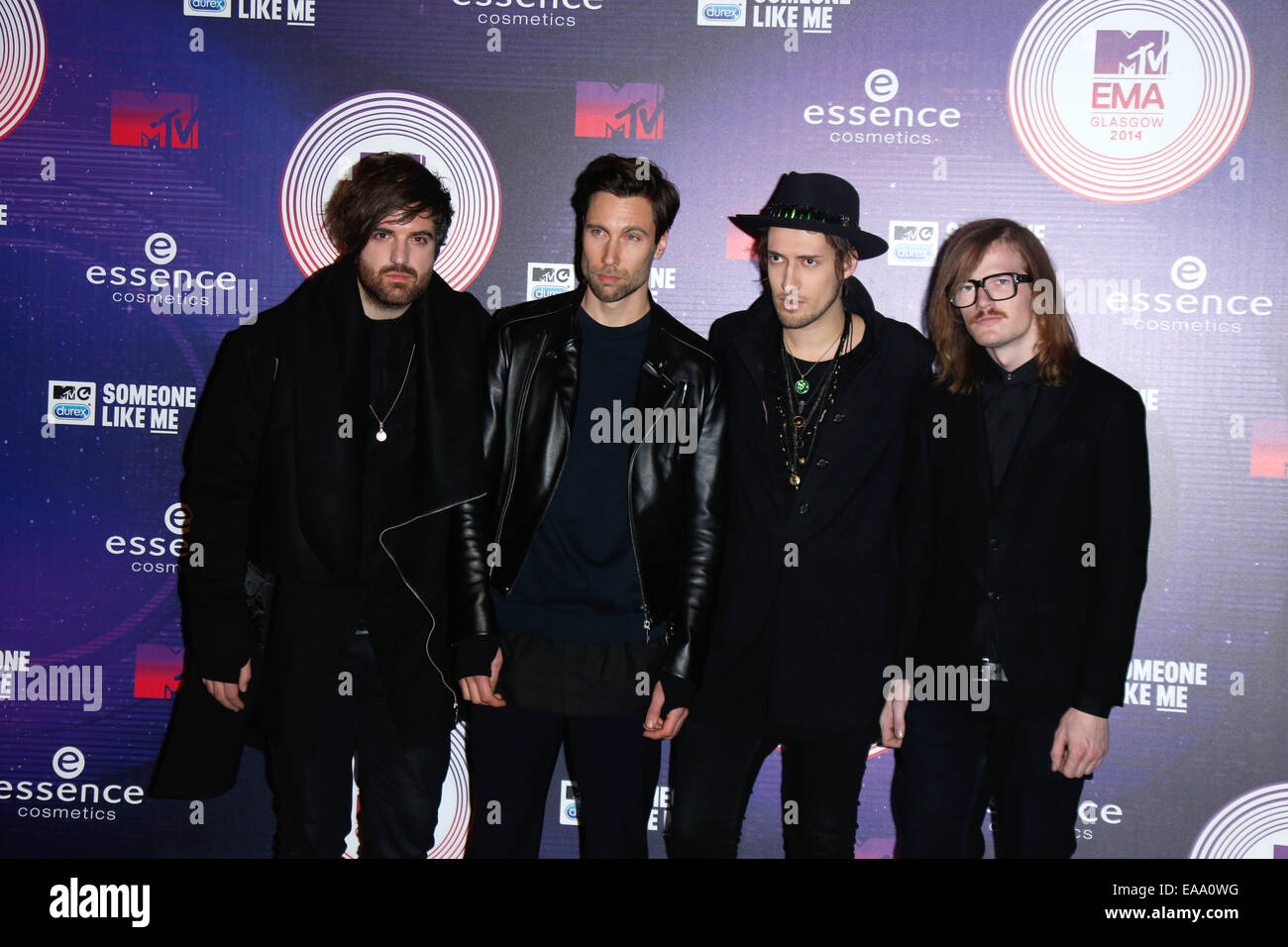 Glasgow, Scotland, UK, 09th Nov, 2014. Casper Starreveld, Eloi Youssef ...