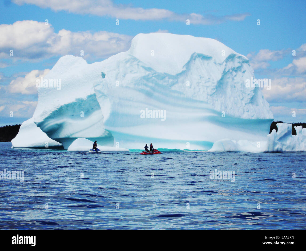 Ice Berg in Ocean off Newfoundland Stock Photo - Alamy