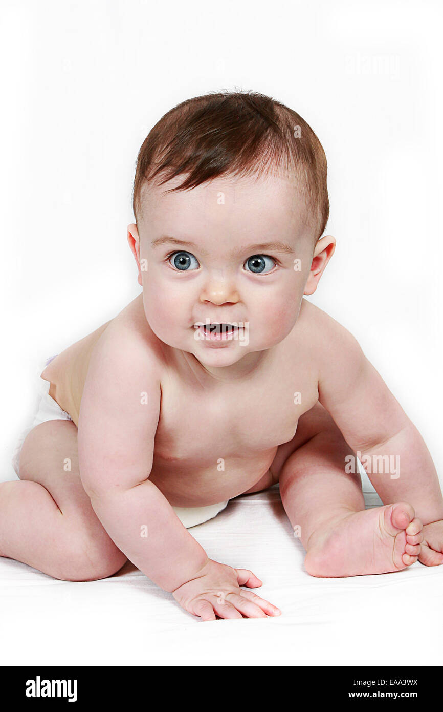 adorable background boy casual caucasian child childhood clean color ...