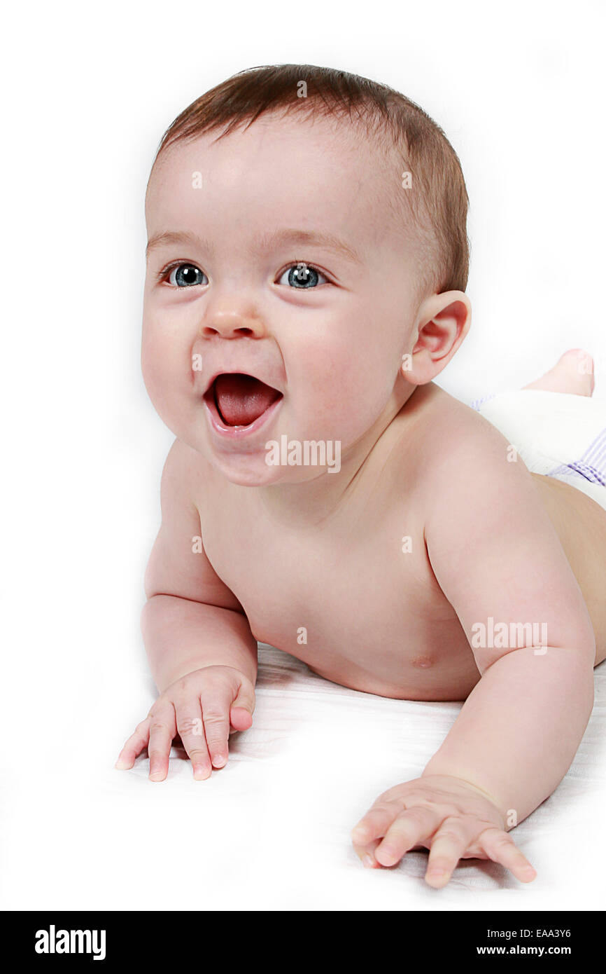 adorable background boy casual caucasian child childhood clean color ...