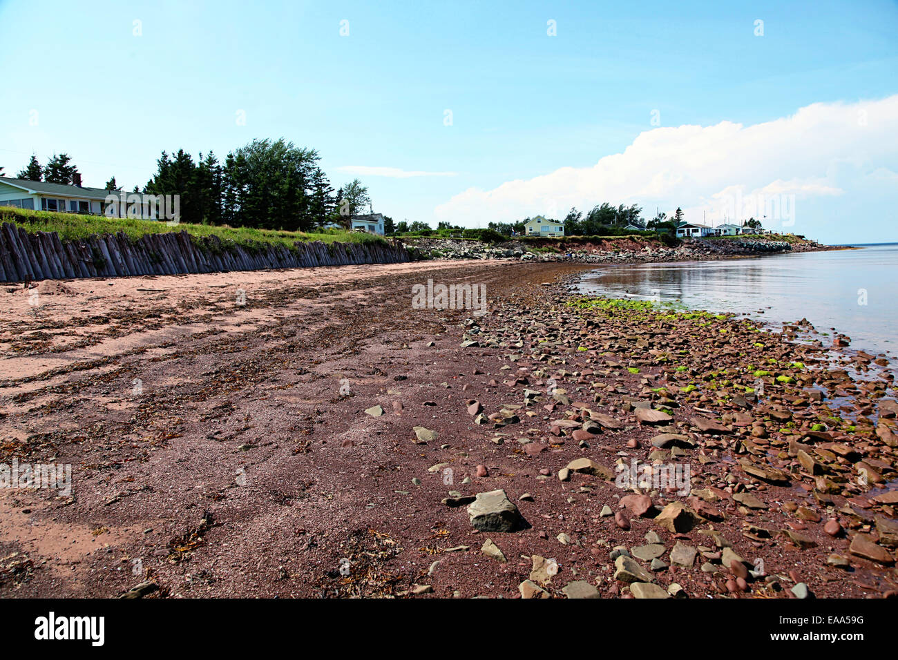 Beautiful sandy beach in rural newfoundland Stock Photo - Alamy
