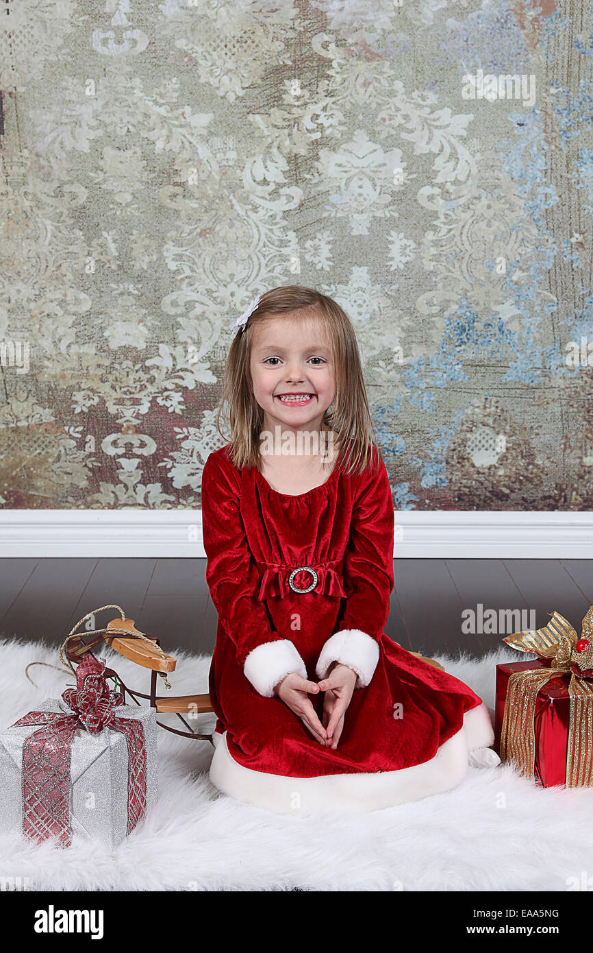 Adorable little brother and Sister on studio background Stock Photo - Alamy