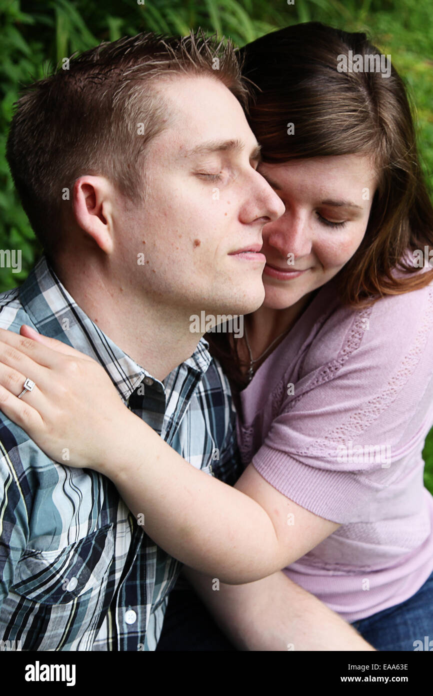 Young couple Portrait Stock Photo - Alamy