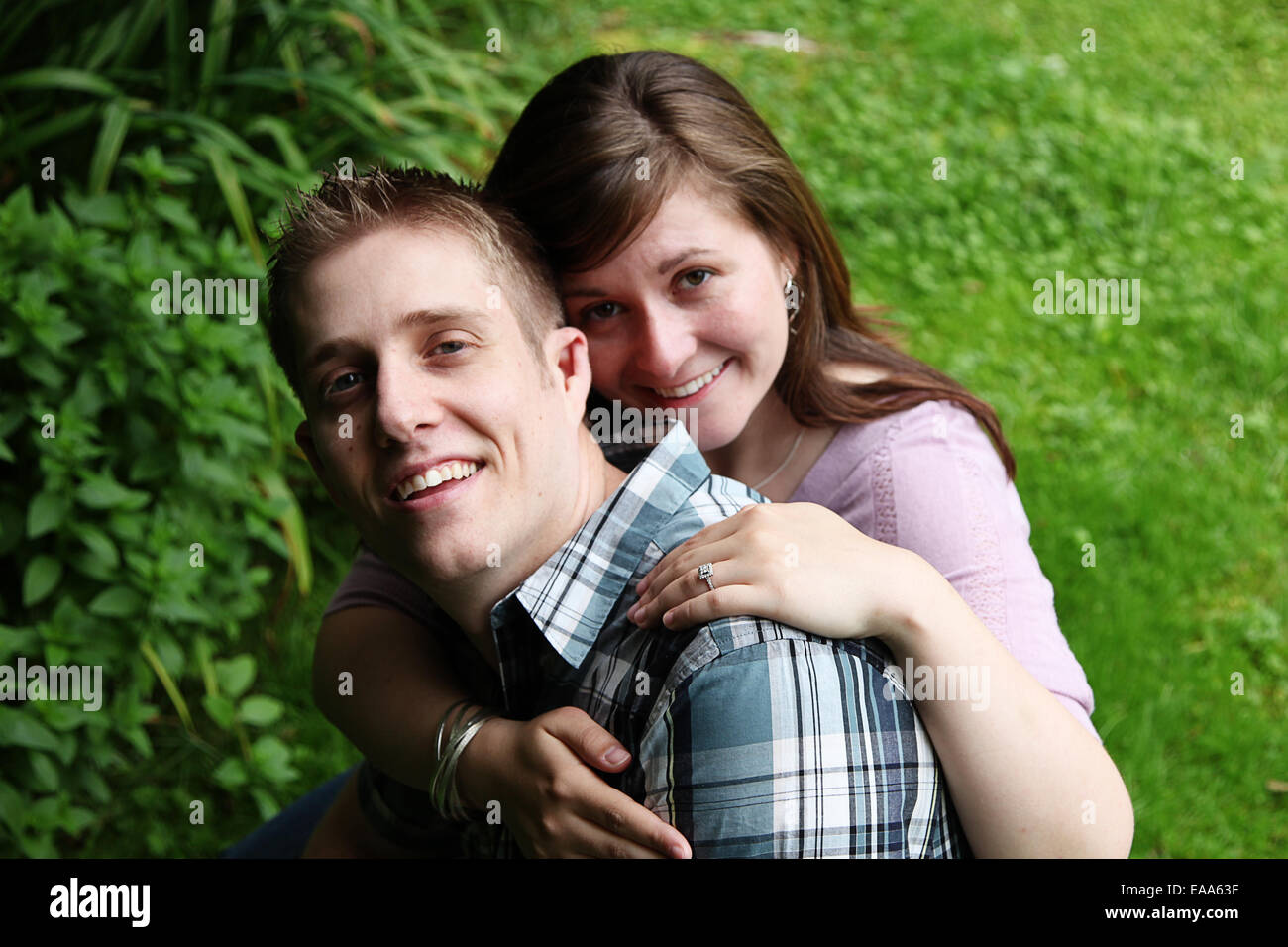 Young couple Portrait Stock Photo - Alamy