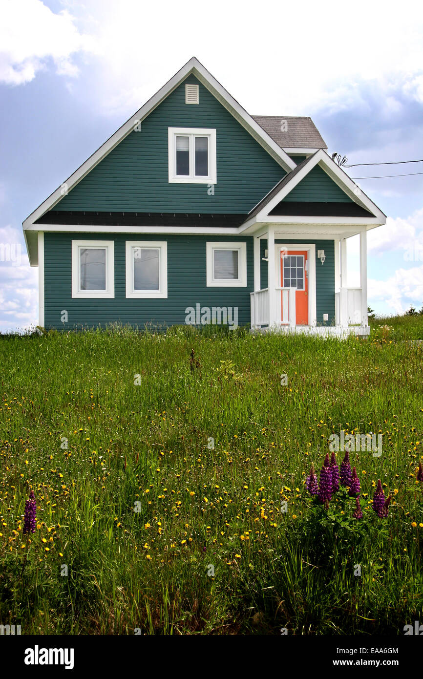A Modern Home in a Rural Area Stock Photo - Alamy