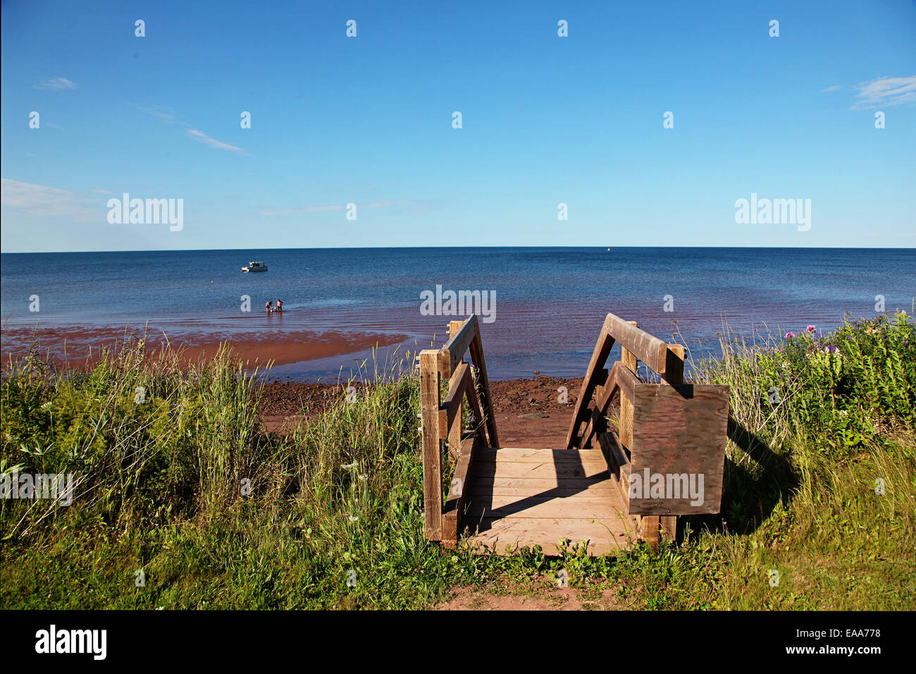 Beautiful sandy beach in rural newfoundland Stock Photo - Alamy