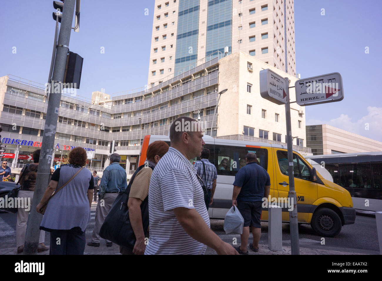 Street Scenes Haifa Israel Stock Photo - Alamy