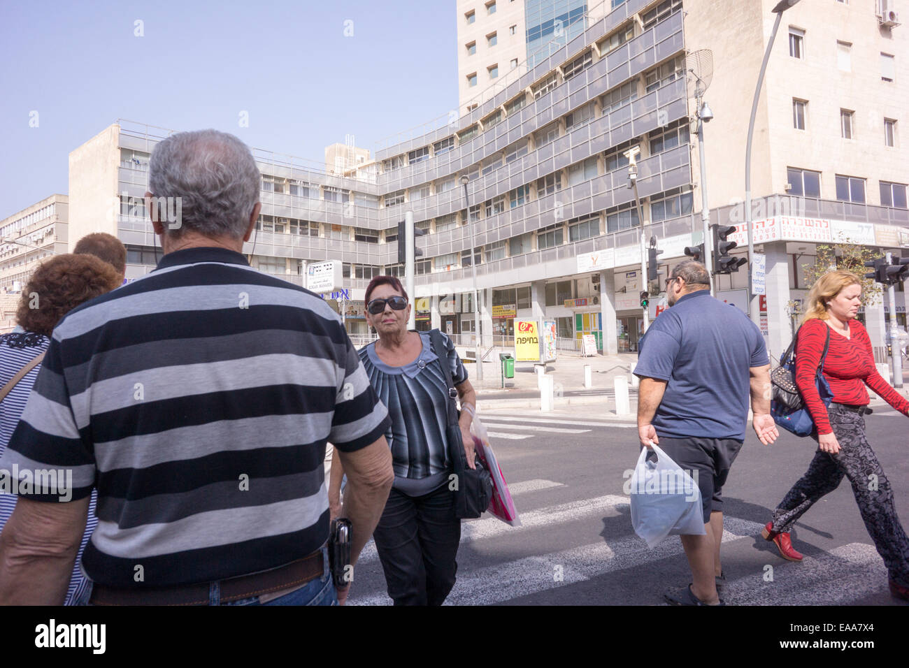 Street Scenes Haifa Israel Stock Photo - Alamy