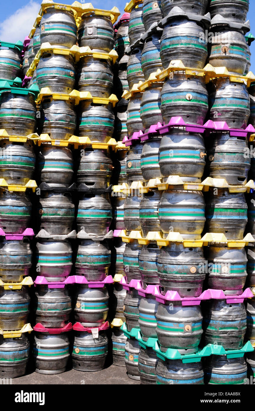 Colourful barrels hi-res stock photography and images - Alamy