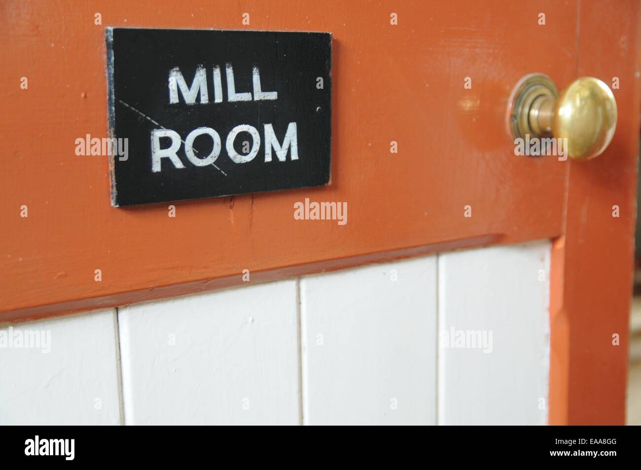 Mill Room at a brewery in England Stock Photo - Alamy