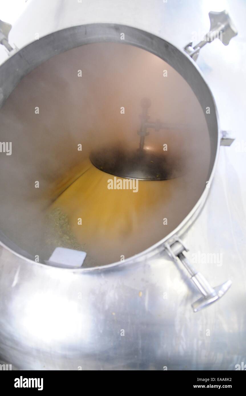 Brewing boiler hi-res stock photography and images - Alamy