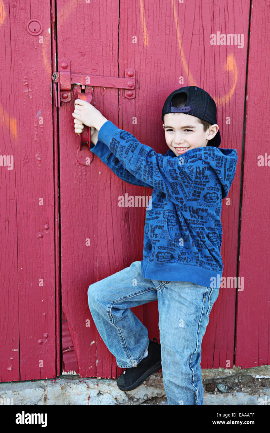 adorable background boy casual caucasian child childhood clean color ...