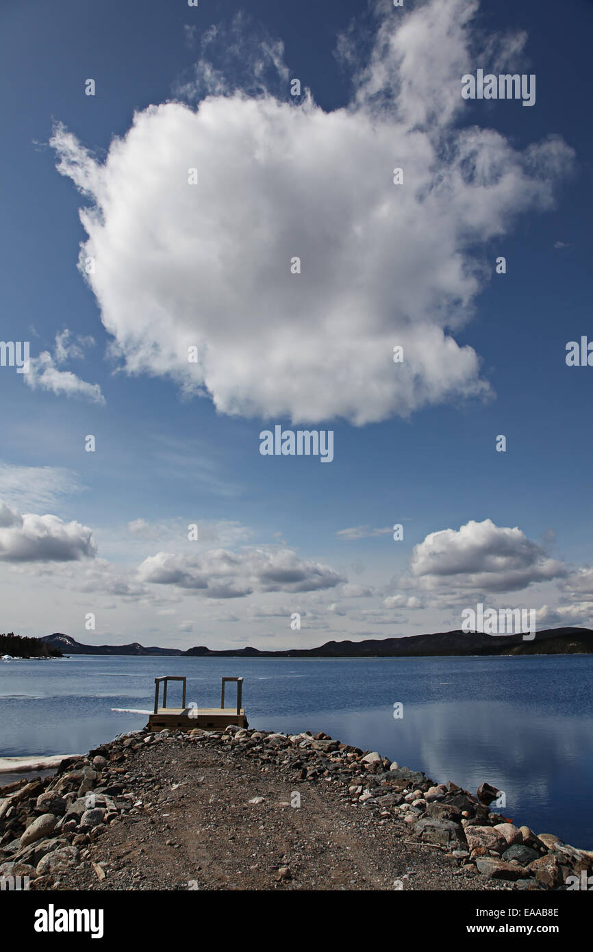 Beautiful sandy beach in rural newfoundland Stock Photo - Alamy