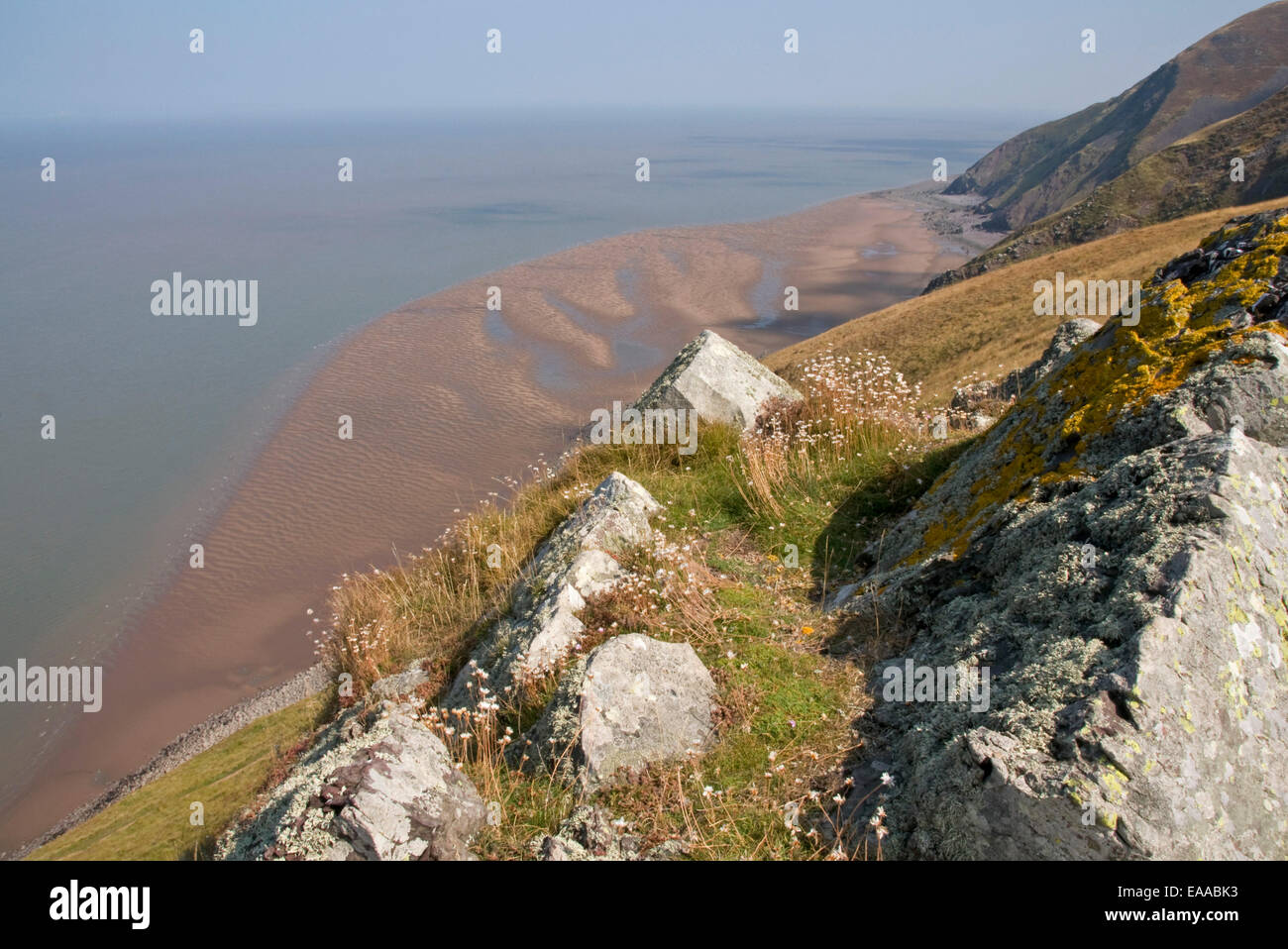 Southwest coast path bristol channel hi-res stock photography and ...