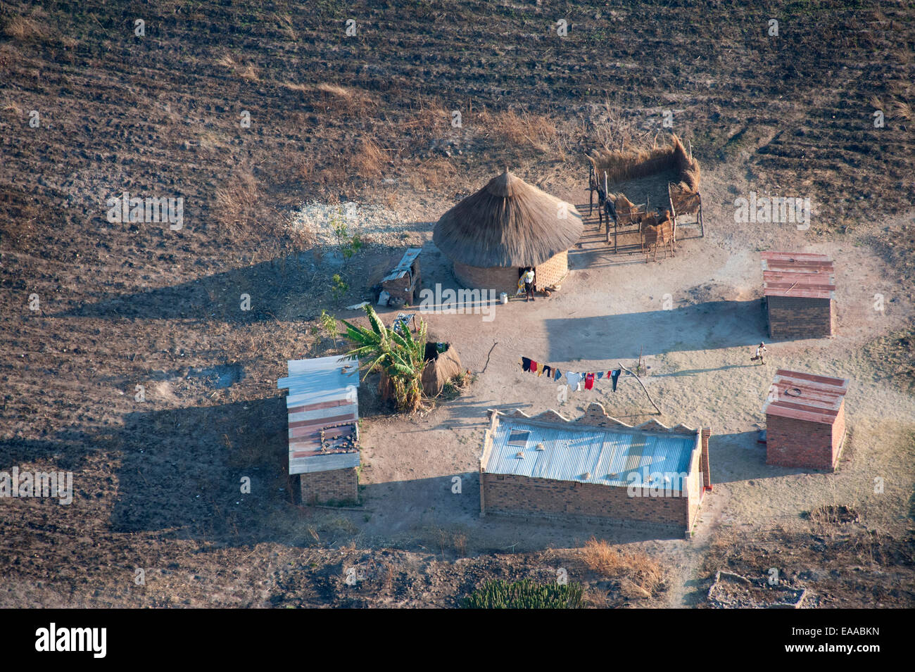 Aerial images of Zimbabwe's rural farmlands Stock Photo - Alamy