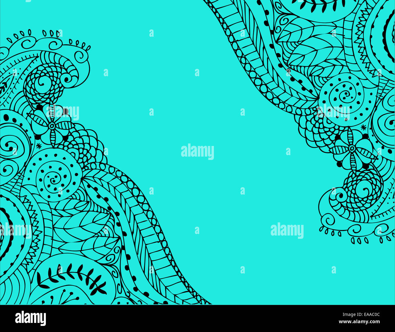 Abstract zentangle background Stock Photo - Alamy