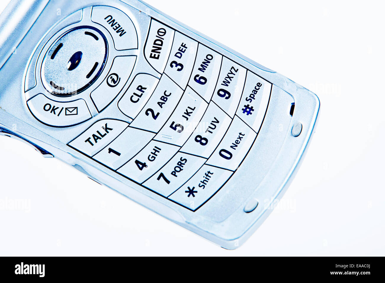 Isolated cell phone on white background Stock Photo - Alamy