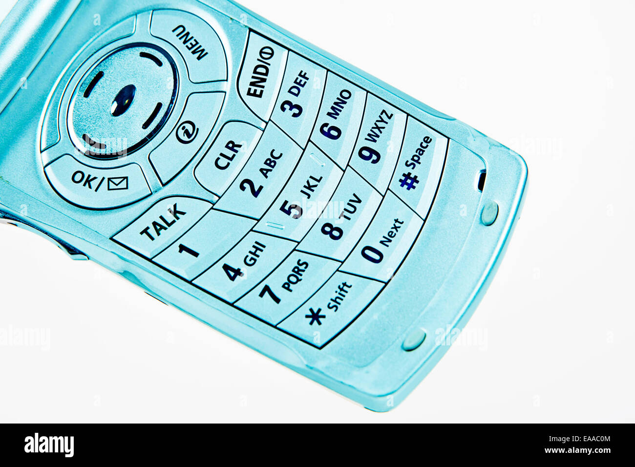Isolated cell phone on white background Stock Photo - Alamy