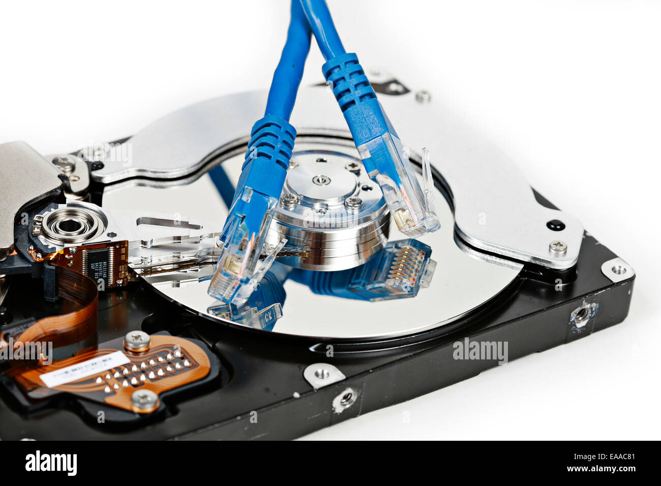 Closeup hard disk drive electronics hi-res stock photography and images ...