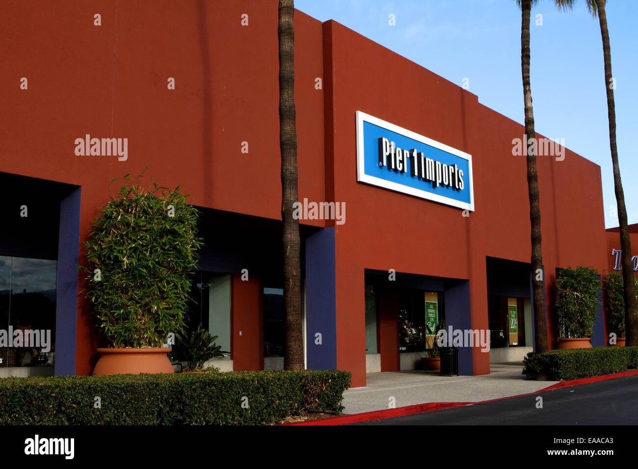 Pier 1 imports Exterior storefront sign and logo in Tustin California ...