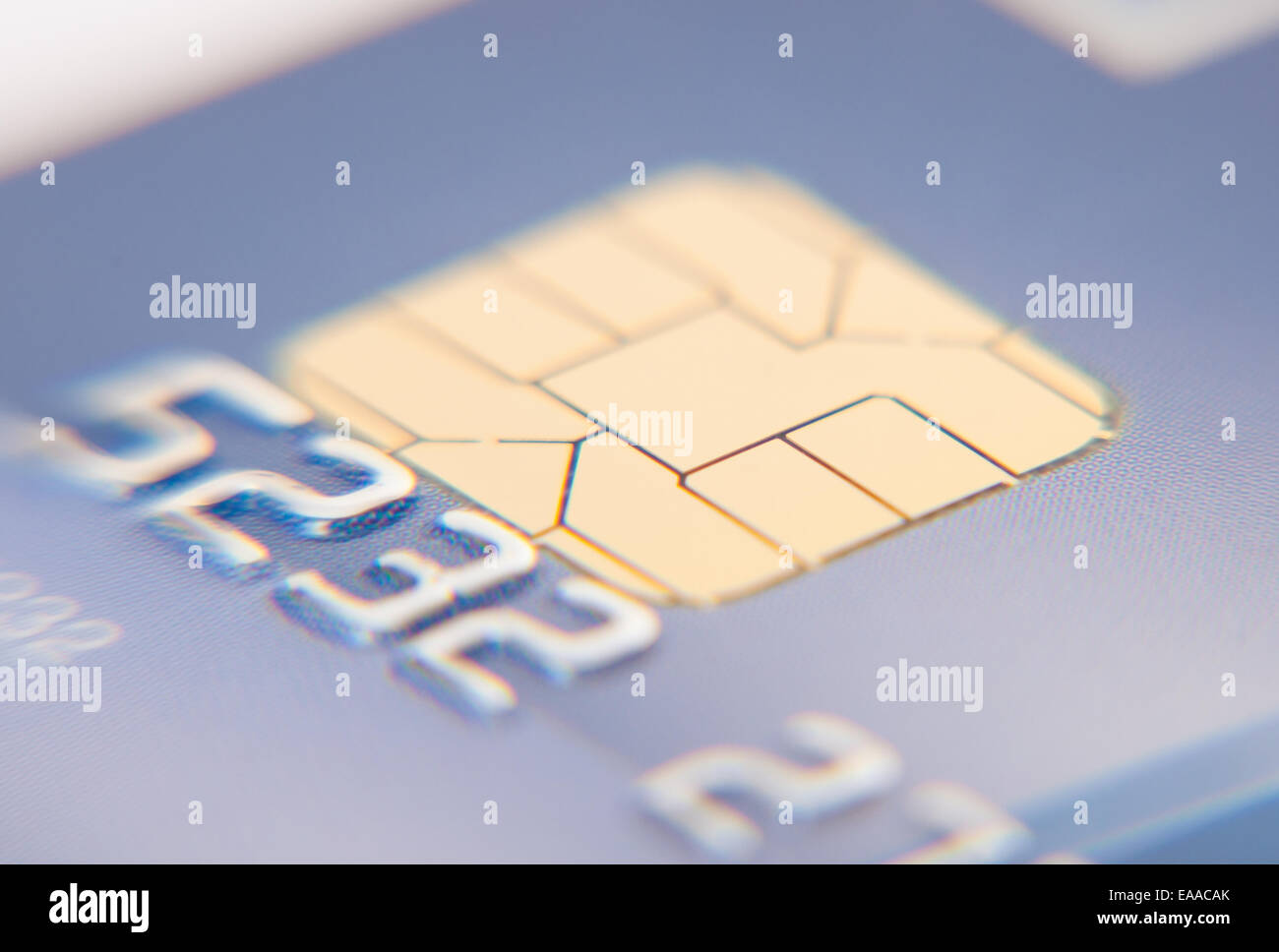 Detail shot of a standard credit card Stock Photo - Alamy