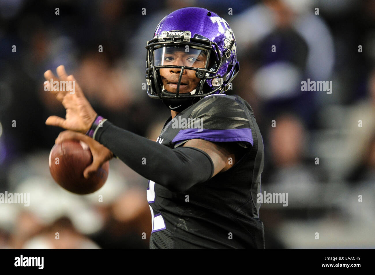 TCU Horned Frogs quarterback Trevone Boykin (2) in action against the ...