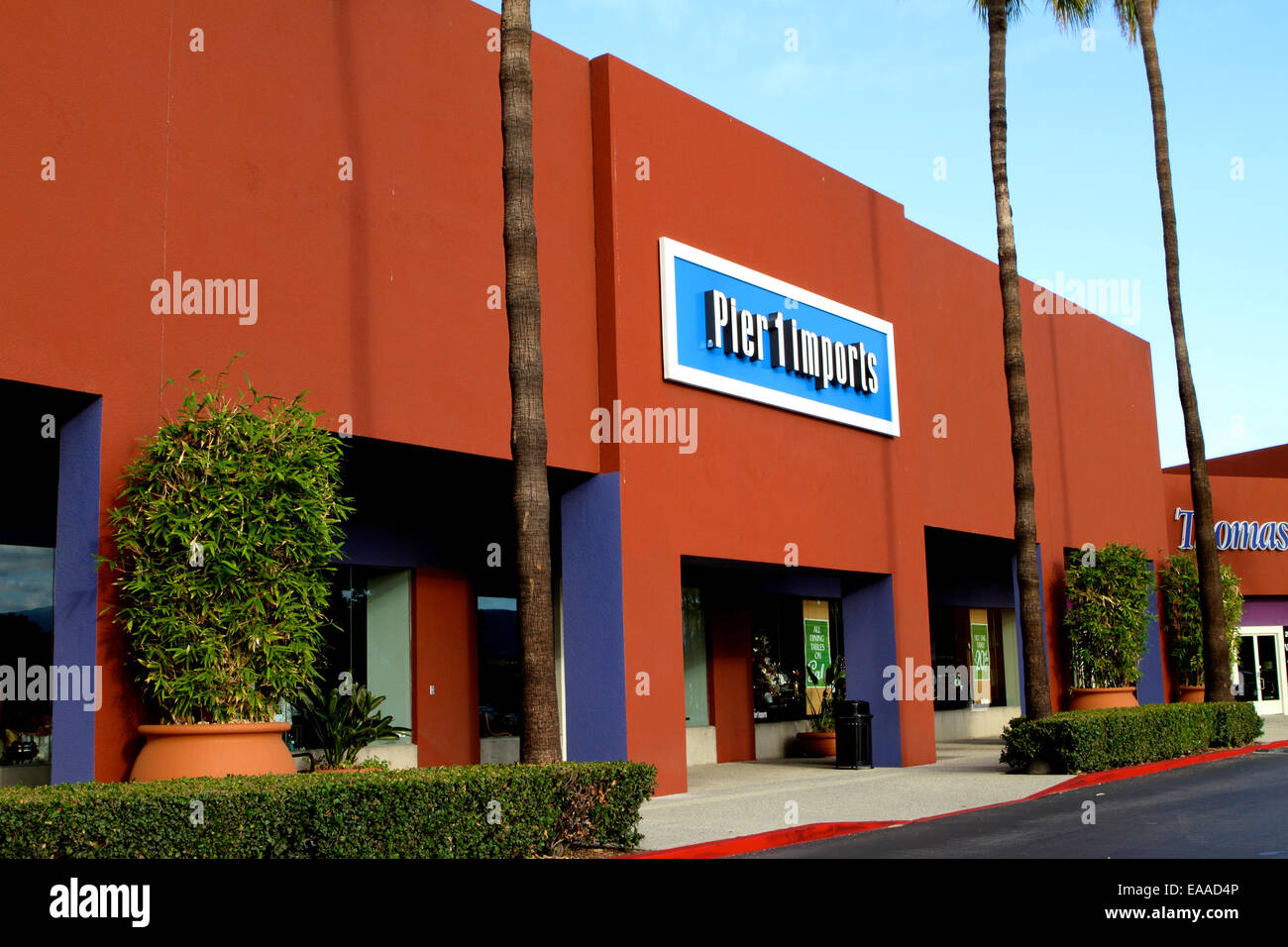 Pier 1 imports Exterior storefront sign and logo in Tustin California ...