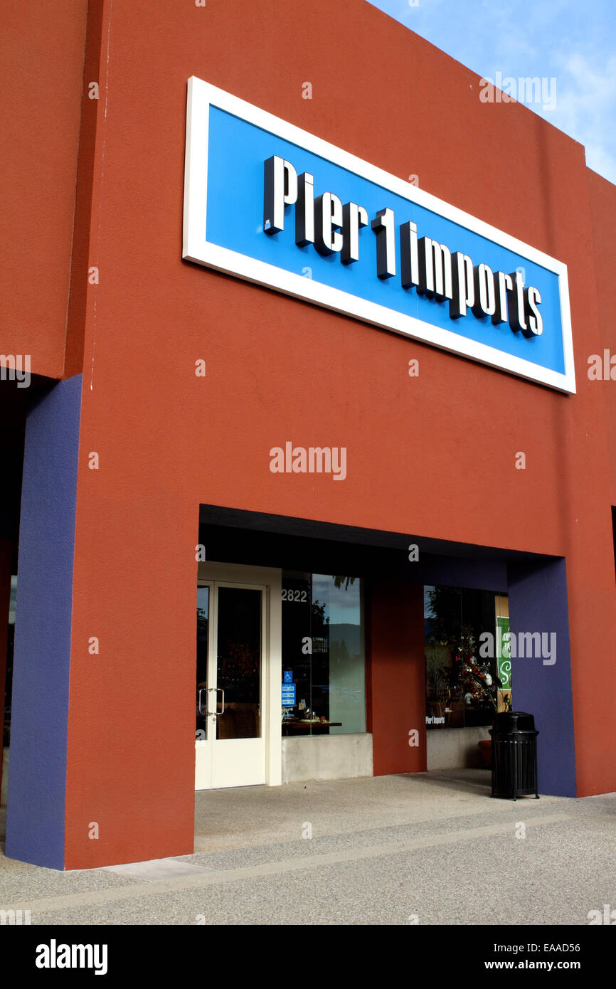 Pier 1 imports Exterior storefront sign and logo in Tustin California ...