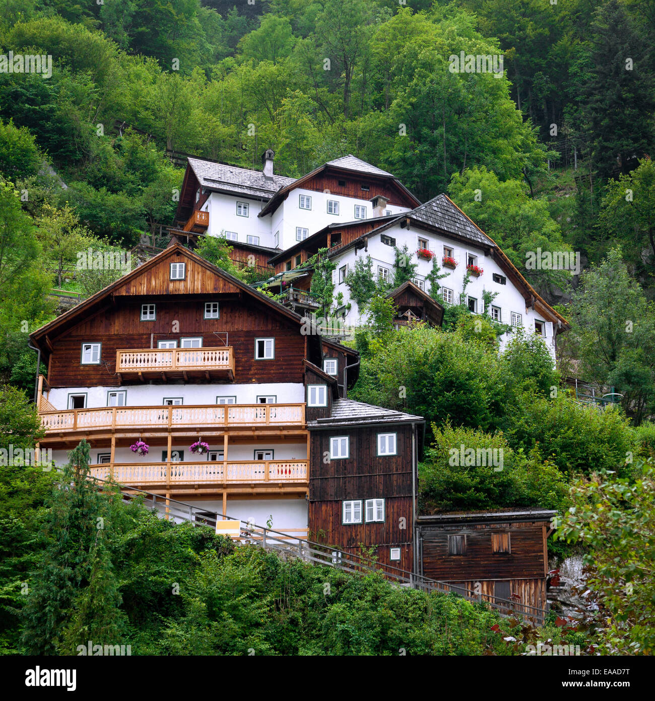 Town in the alps hi-res stock photography and images - Alamy