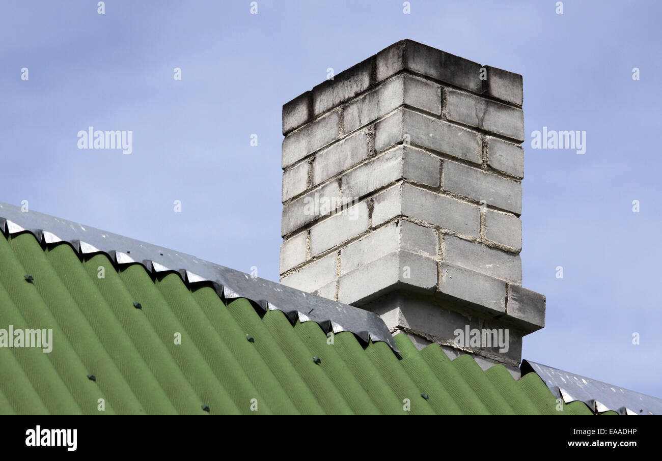 Close up chimney on roof hi-res stock photography and images - Alamy