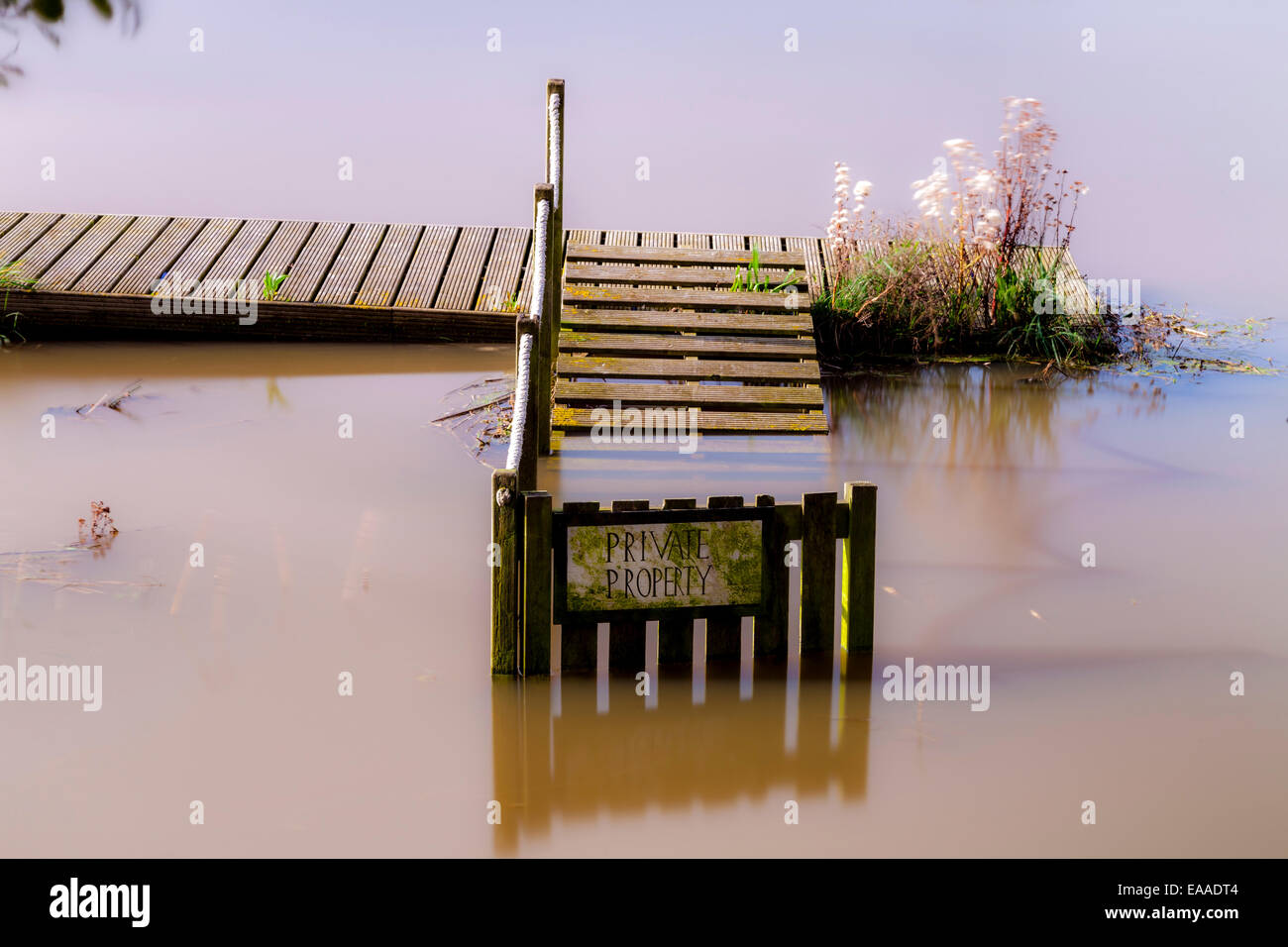 Flood damaged jetty hi-res stock photography and images - Alamy