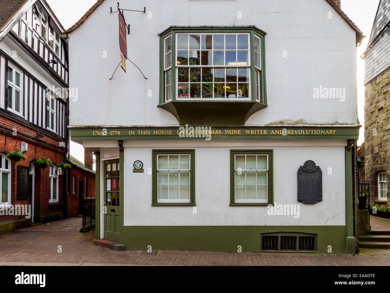 Bull House, Home of Thomas Paine, Writer and Revolutionary, Lewes ...