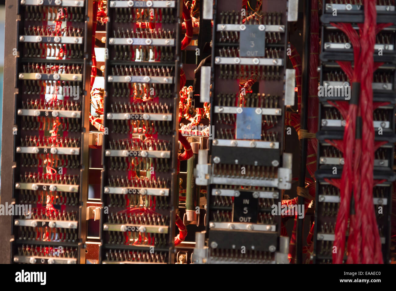 Rebuild of Turing Bombe at Bletchley Park, used to help decipher WWII ...