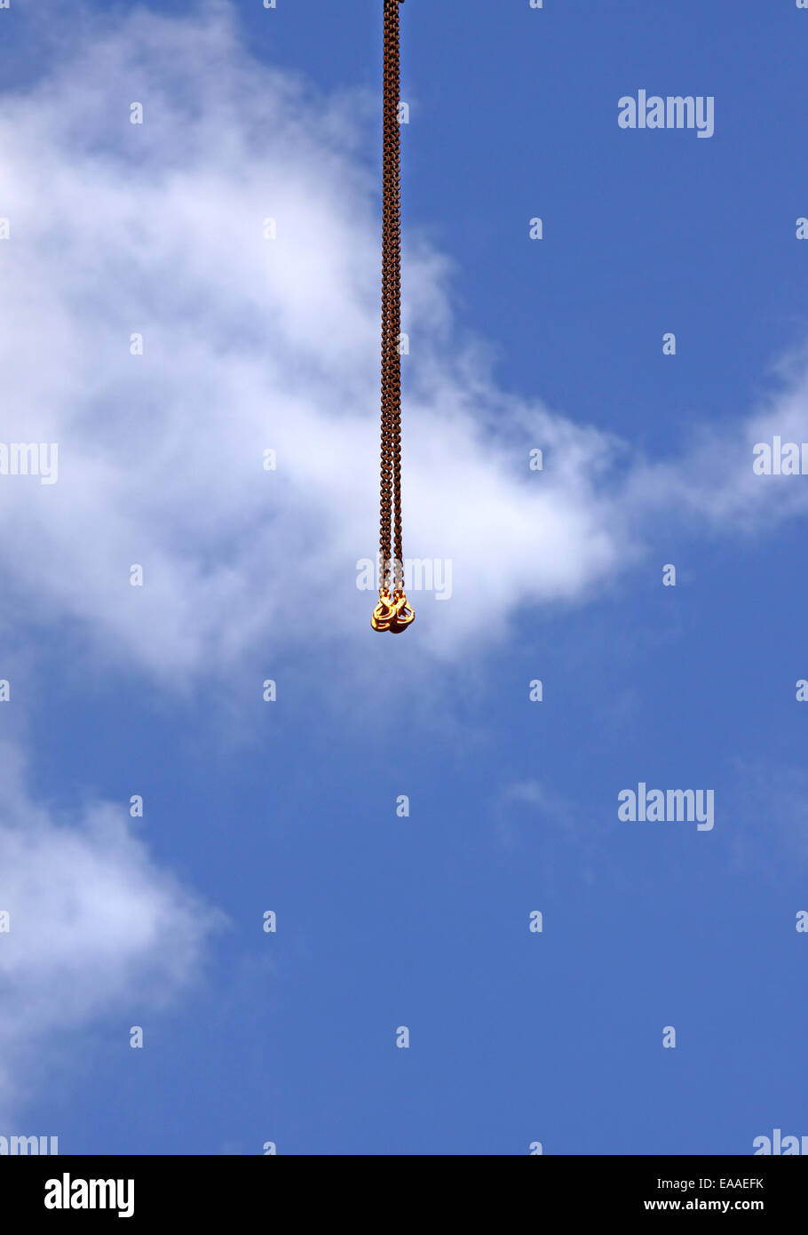 Construction crane hook hi-res stock photography and images - Alamy