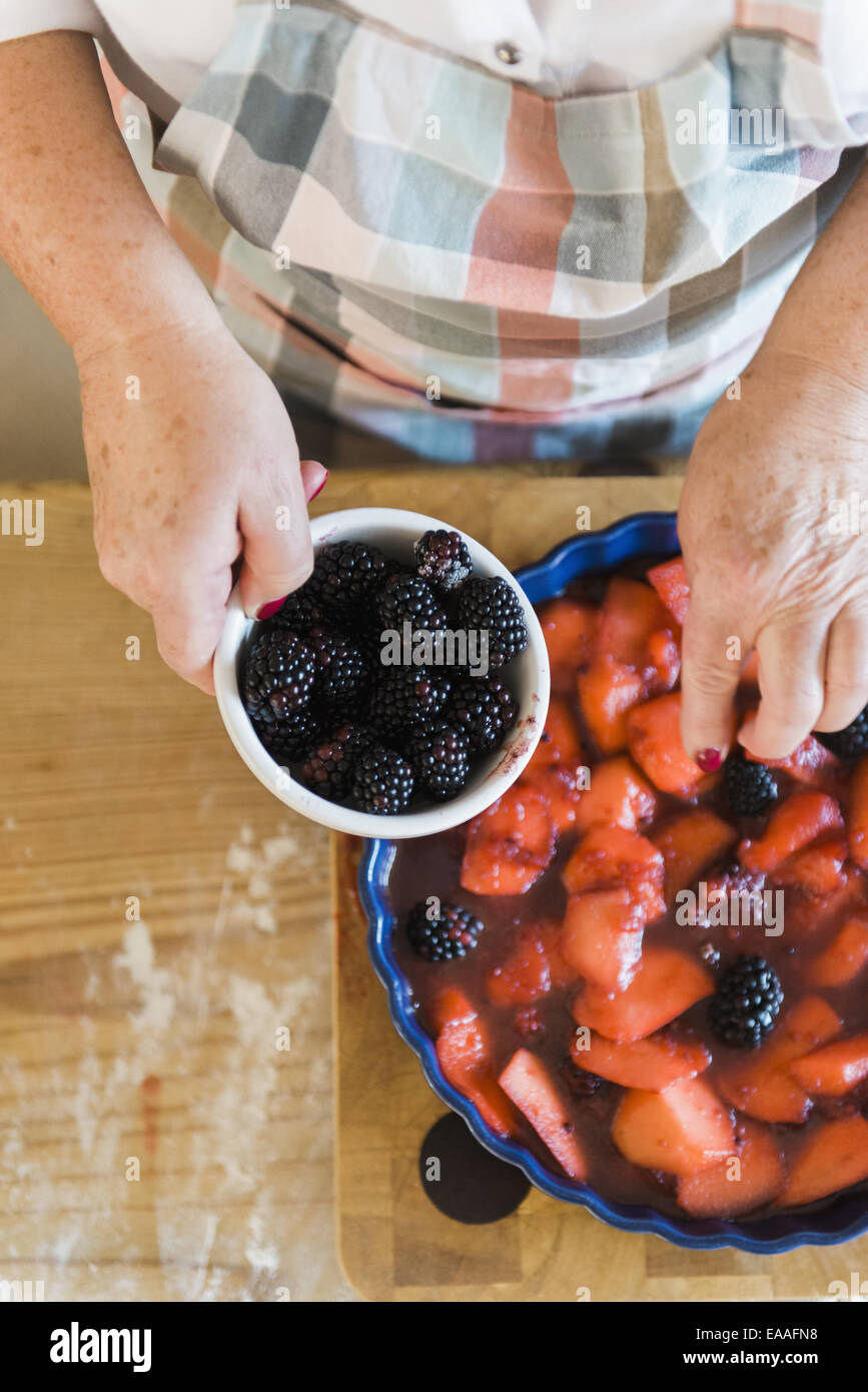 Stewed fruit woman hi-res stock photography and images - Alamy