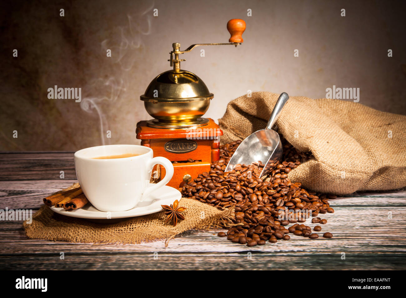 Black and white photo coffee art hi-res stock photography and images ...