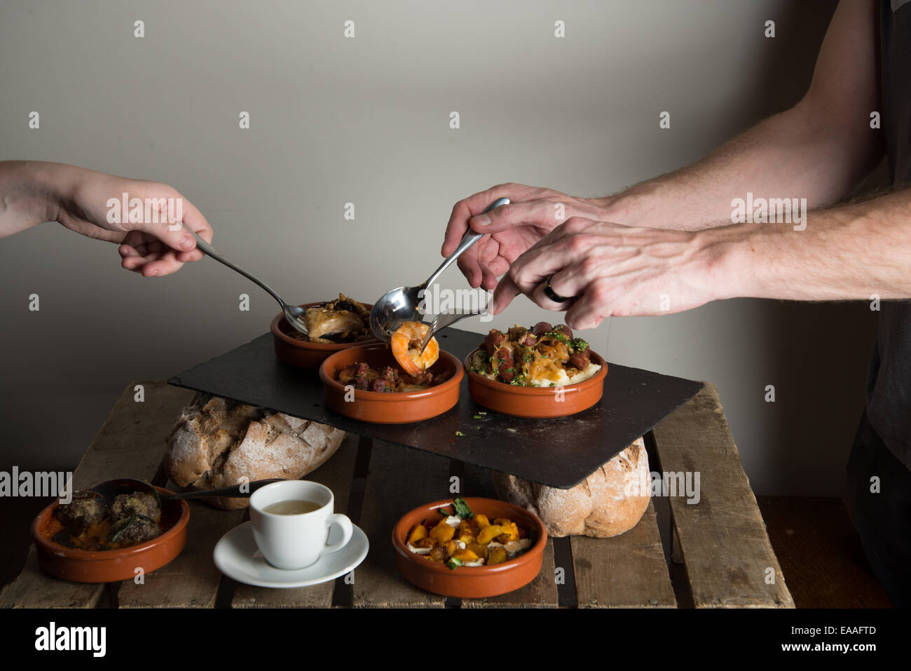 Tapas bread hi-res stock photography and images - Alamy