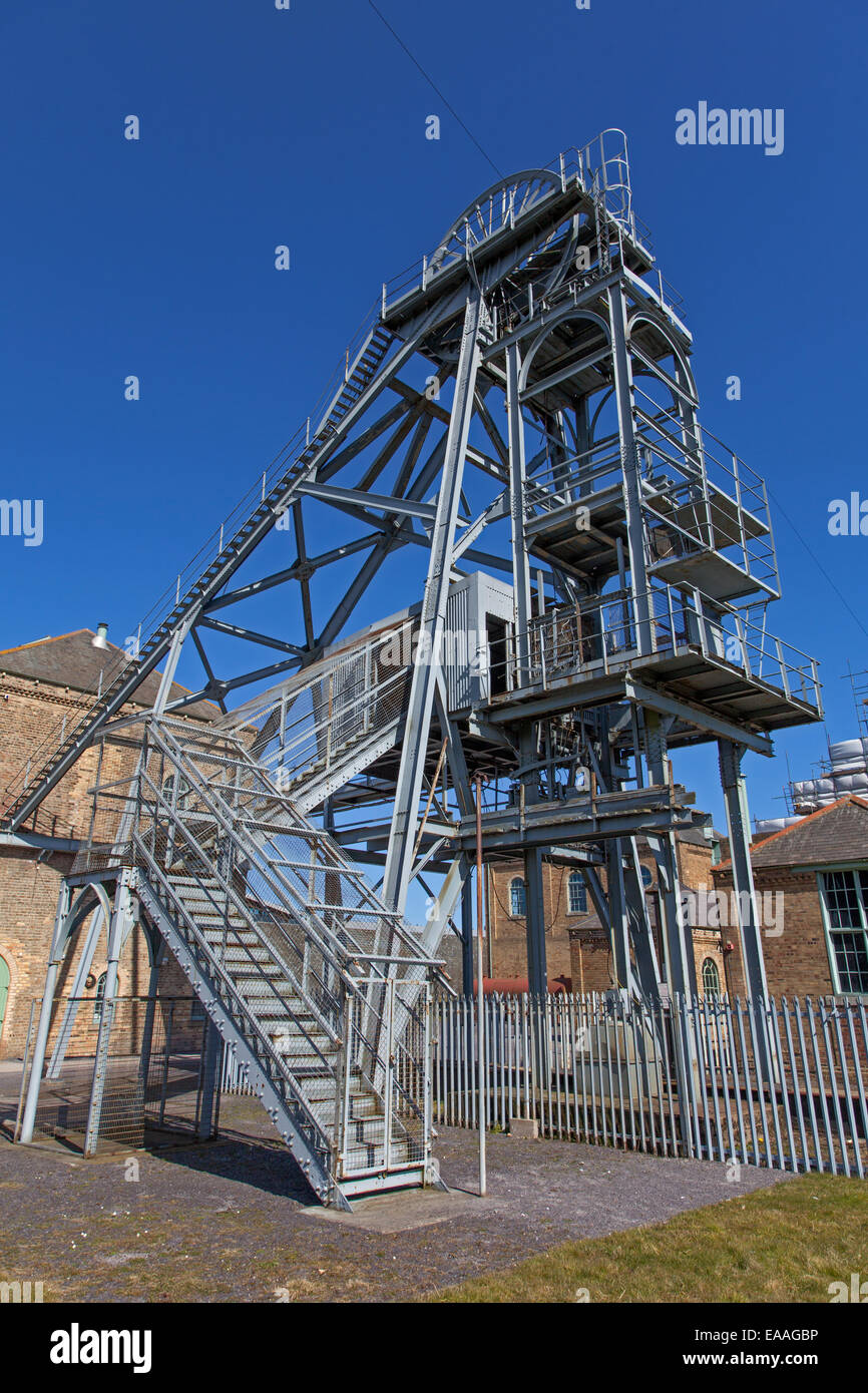 Colliery buildings at Woodhorn Colliery Museum Stock Photo - Alamy
