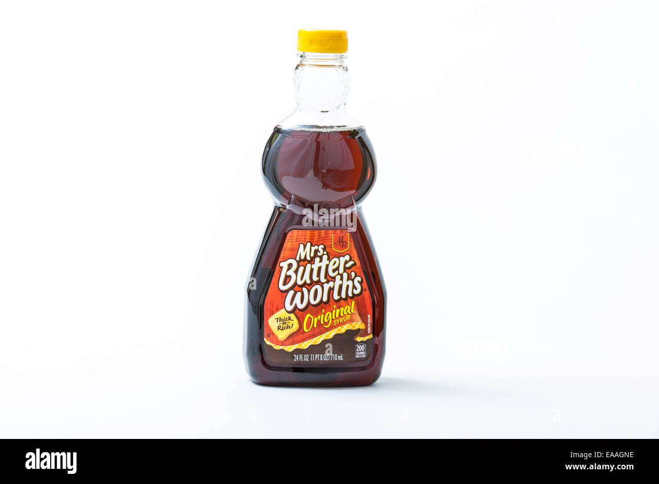 Mrs Butterworths pancake and waffle syrup USA Stock Photo - Alamy