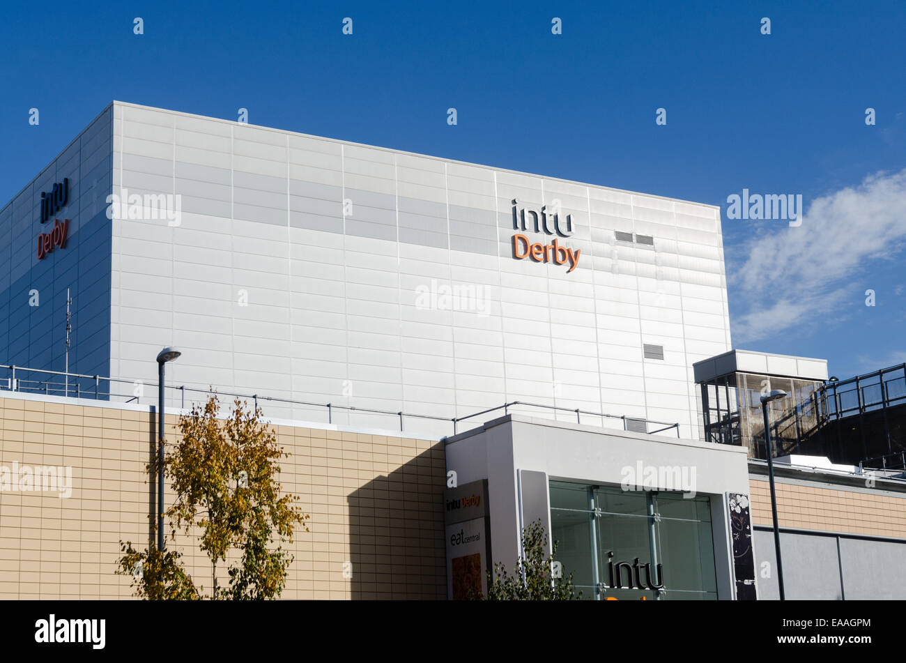 exterior of Intu Derby indoor shopping centre Stock Photo - Alamy