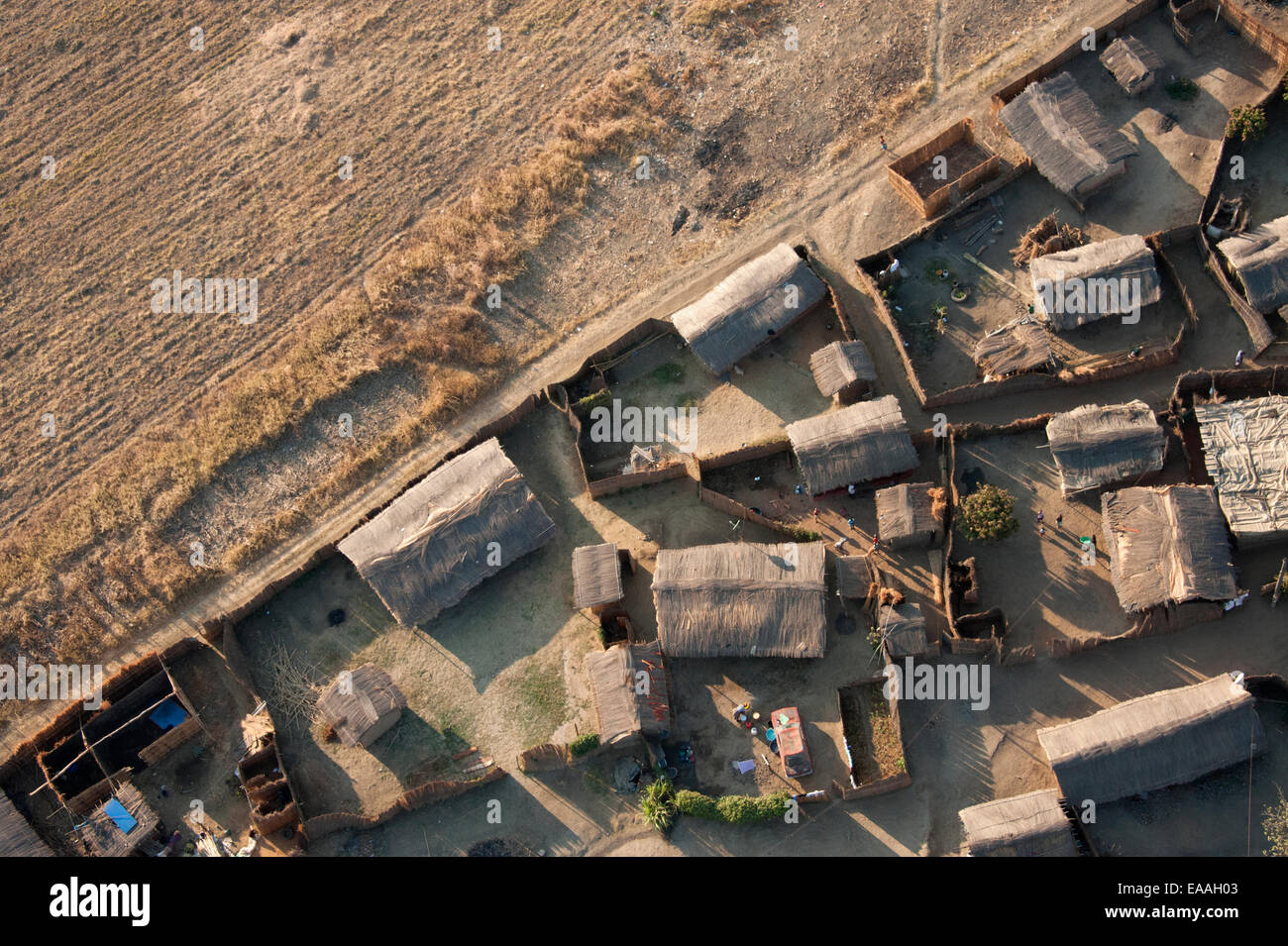 Aerial images of Zimbabwe's rural farmlands Stock Photo - Alamy