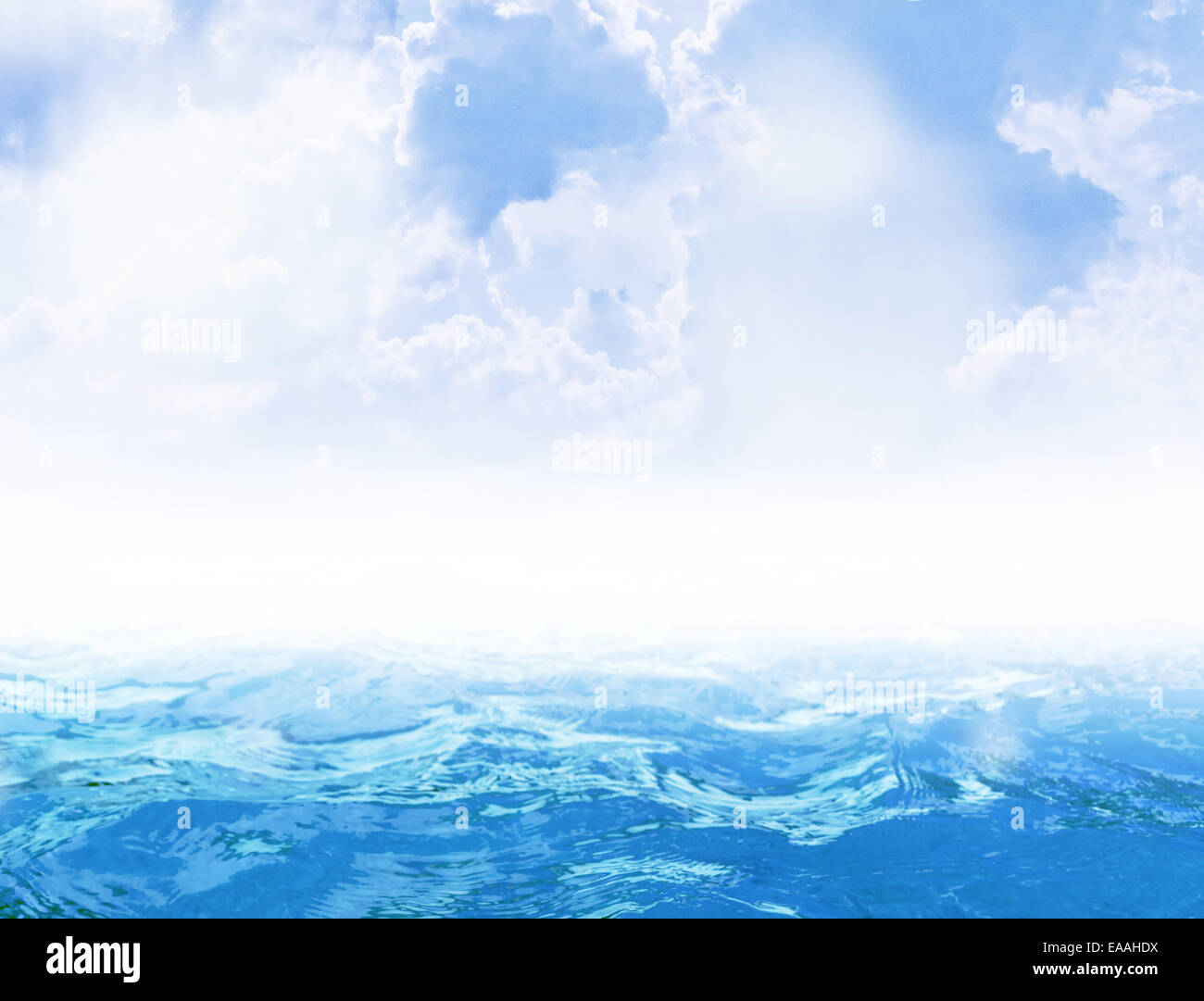 Blue ocean backdrop hi-res stock photography and images - Alamy