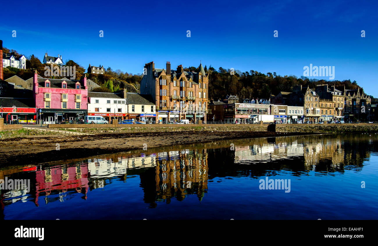 The sea front at Oban Scotland Stock Photo - Alamy