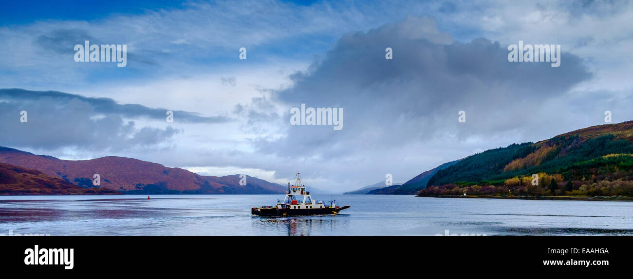 The Corran Ferry at Loch Linnhe Highlands of Scotland Stock Photo - Alamy