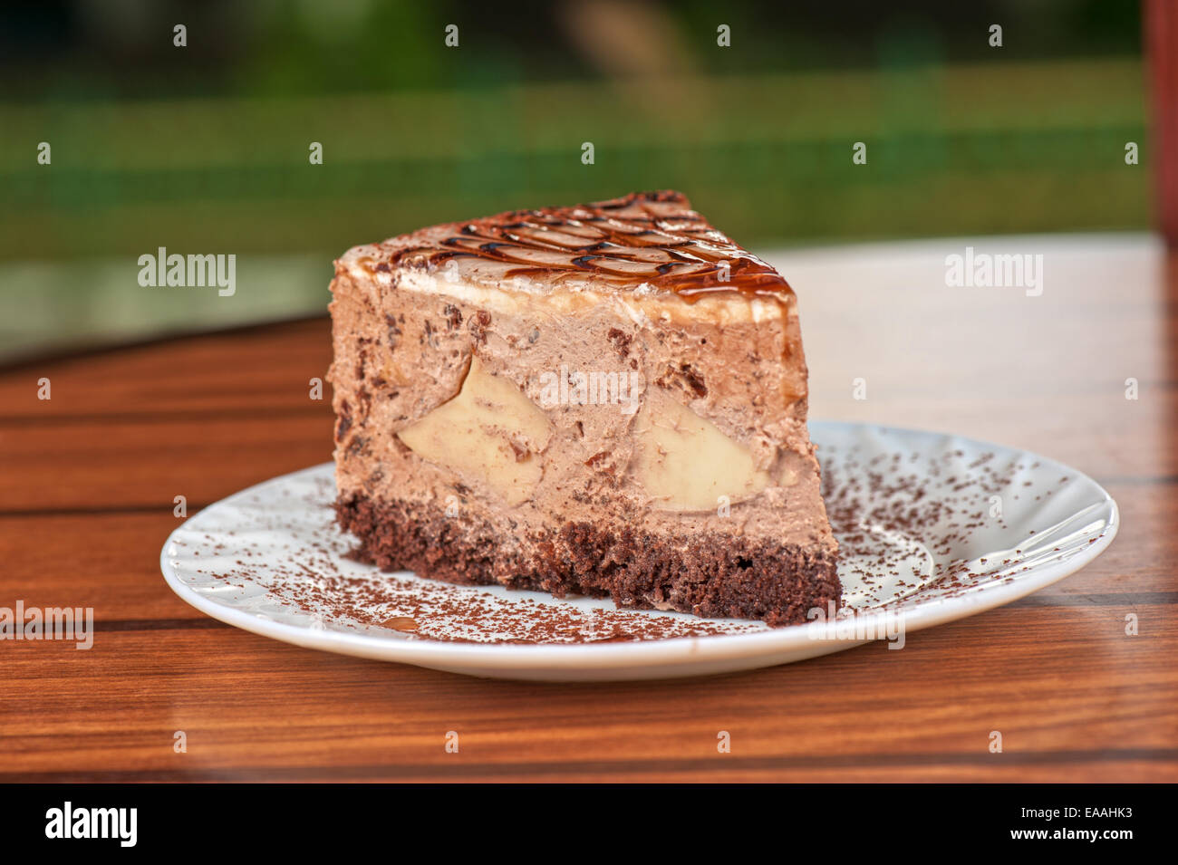 Cheesecake baked desert slice hi-res stock photography and images - Alamy
