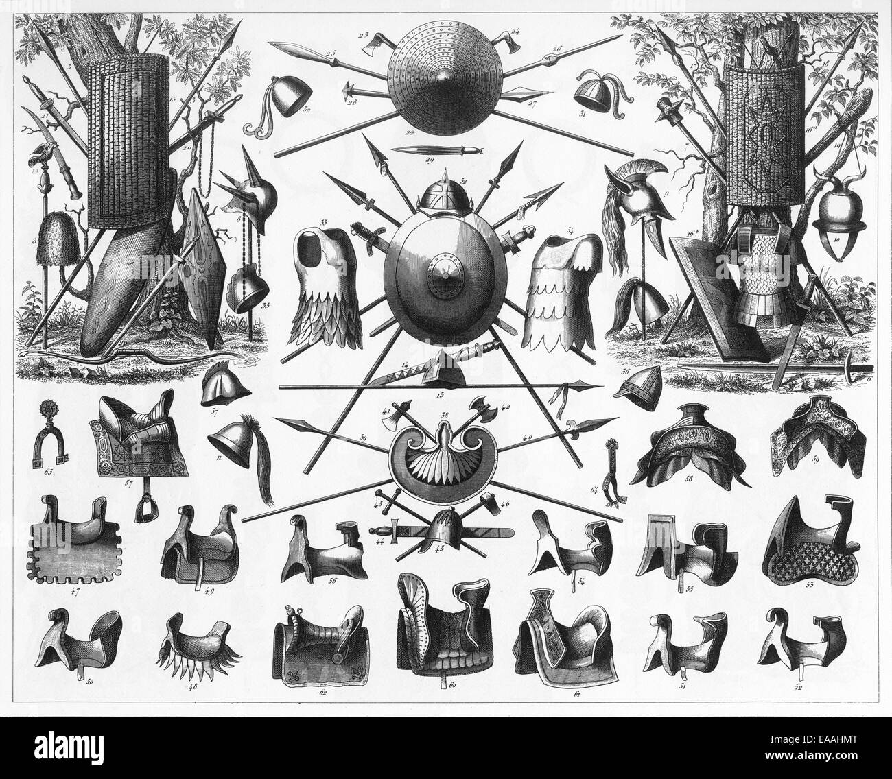 Medieval Weapons and Armaments Stock Photo - Alamy